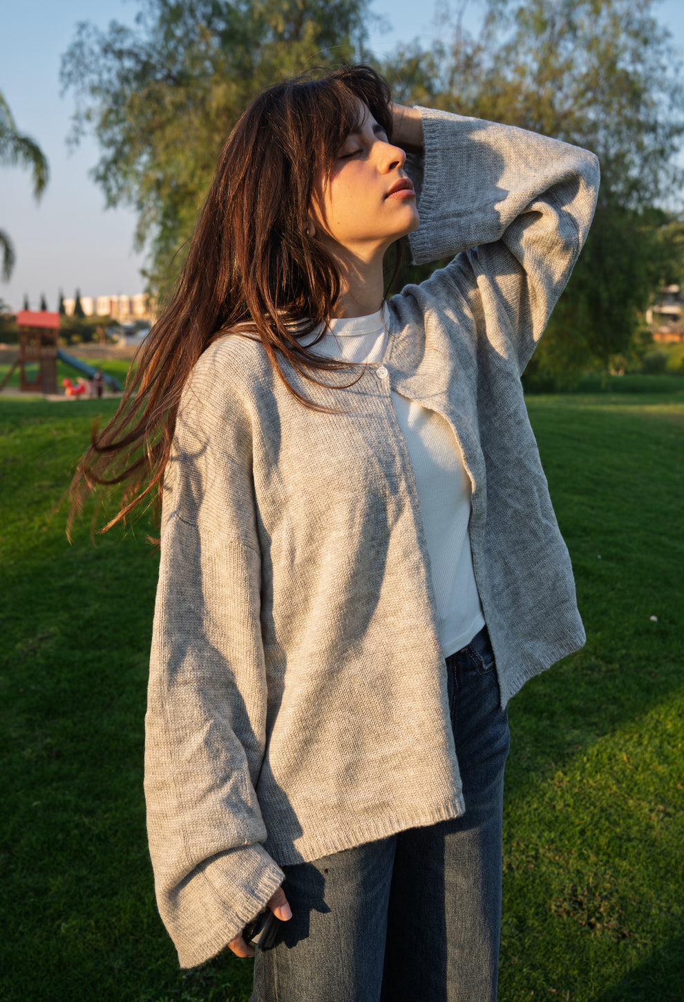 The One Button Cardigan – Neutrals
